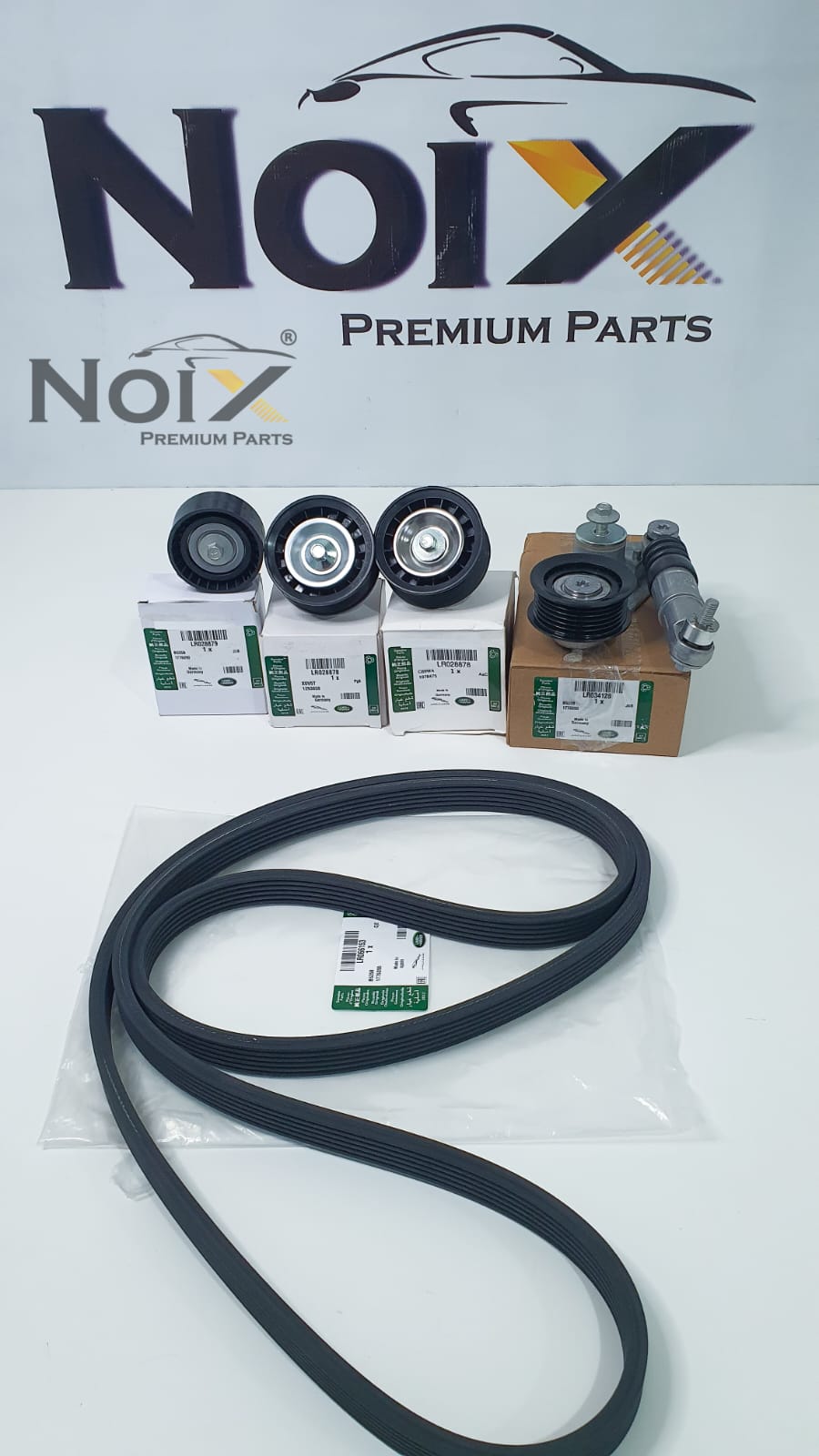 Jogo Correia Alternador Tensor Polias Land Rover Evoque 2.0 LR066153 ...